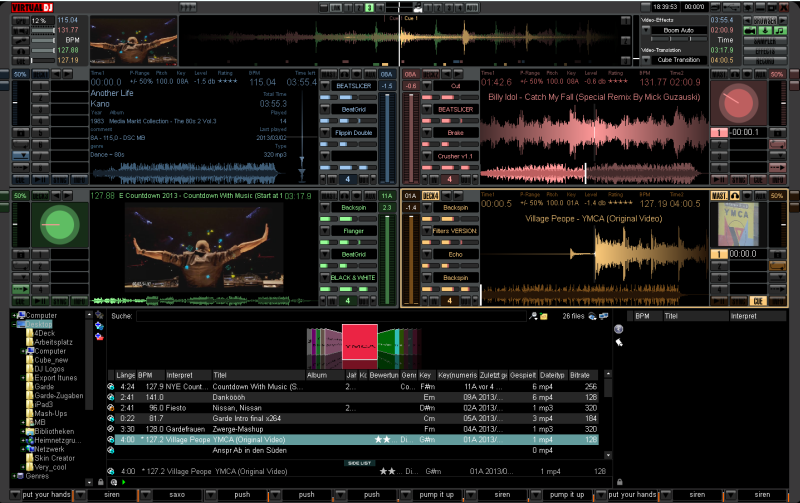 VirtualDJ - new skin (4deck)