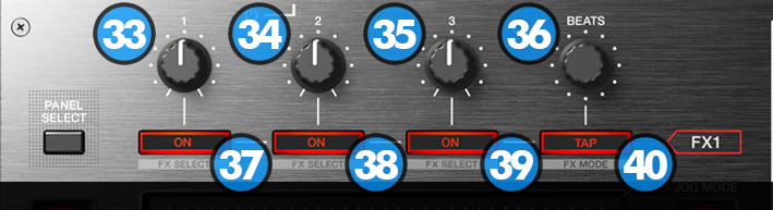 VirtualDJ - DDJ-SX2 - Effects