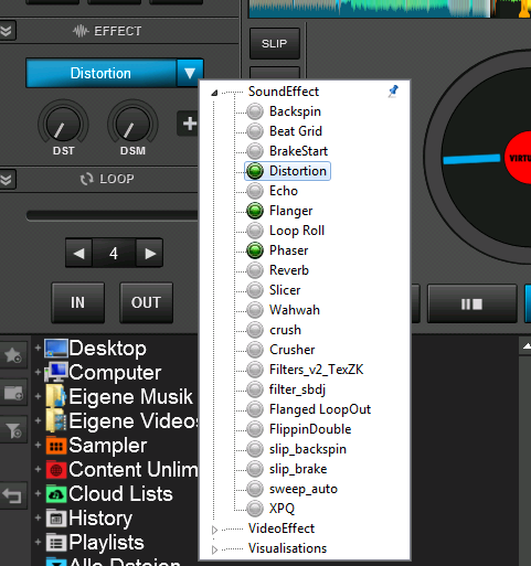 VirtualDJ - Multiple effects in virtual dj?