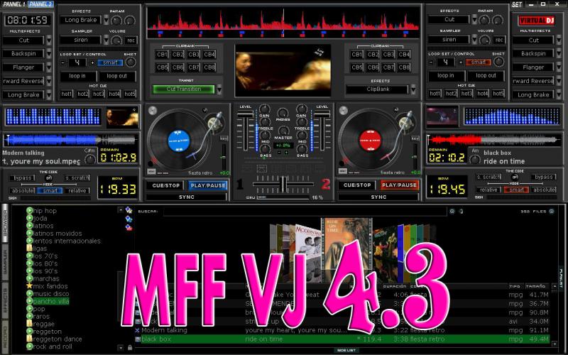 VirtualDJ - MFF VJ 4.3 PANNEL TWO