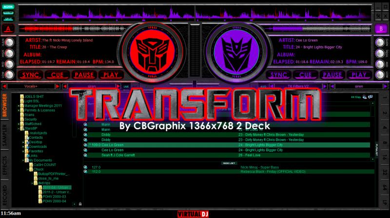 VirtualDJ - ===NEW SKIN=== Transform