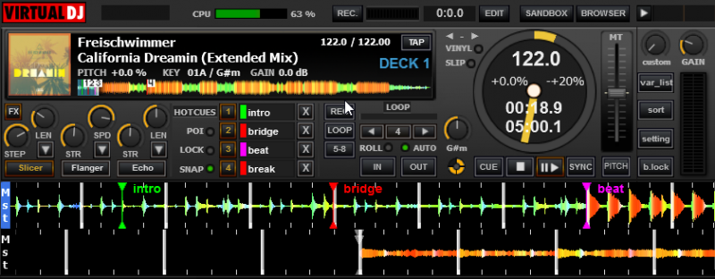 VirtualDJ - Color Hot Cues