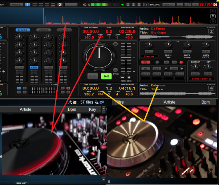VirtualDJ - Numark ns6 Comment configuré le Mappers pour un changement de couleur de la Led du ...
