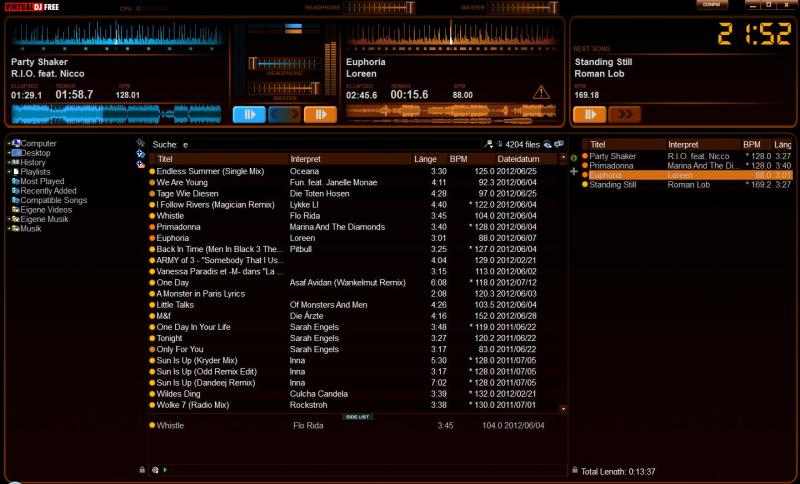 VirtualDJ - NEW SKIN simple player