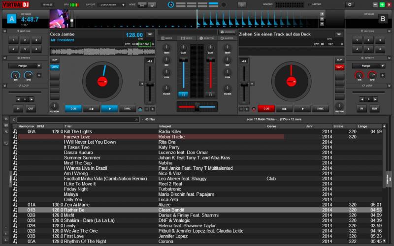 VirtualDJ - VDJ 8 - Anzeige des Keys