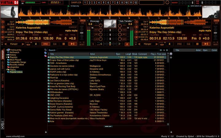 VirtualDJ - New skin in progress Rusty V.3.0 (Ready for download now)