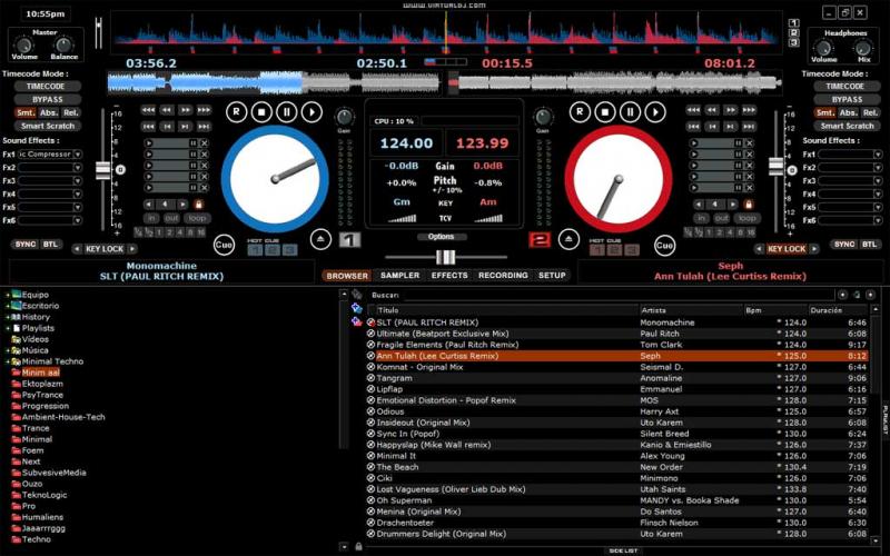 VirtualDJ - SCRATCH SKIN für VIRTUAL VINYL / VIRTUAL DJ VERSION 6 für MAC