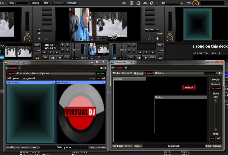 VirtualDJ - Split Screen