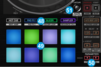 VirtualDJ - Hardware Manuals - Pioneer DJ - DDJ-RR - Layout - Pads