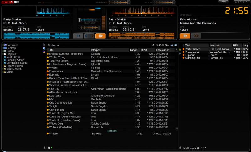 VirtualDJ - NEW SKIN simple player
