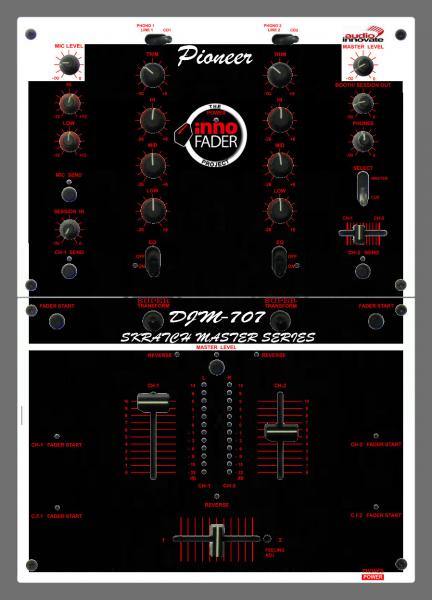 VirtualDJ - check out the custom faceplate i made for my djm 707 (also ...