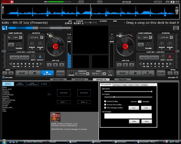 VirtualDJ - Video Effects Panels Go Blank with 6.1
