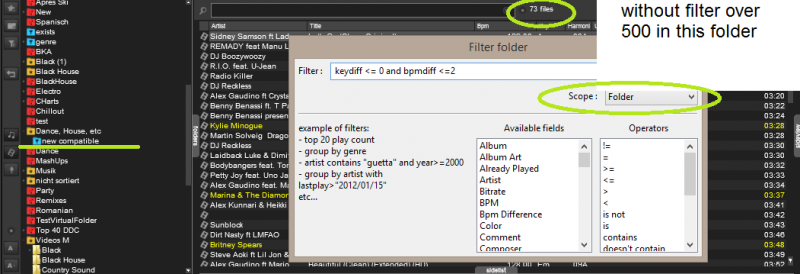 VirtualDJ - Script for folder
