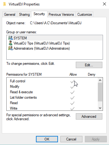 VirtualDJ - VDJPedia - Settings not saving