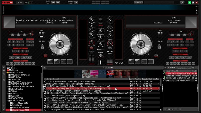 VirtualDJ - Pioneer Digital DJ-SB - Skin 60% in Process