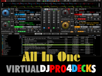 VirtualDJ - Challenge: Can someone make me custom 4 deck 3-1-2-4 skin?