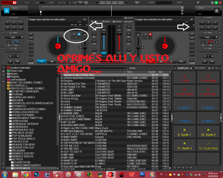 VirtualDJ - En el virtual Dj 8 Pro Infinity, no hay key changer?