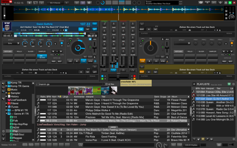 VirtualDJ - new skin - the thing (based on Virtual DJ 8 - Pads for DDJ-SP1)