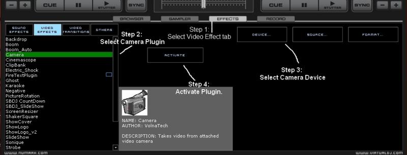 VirtualDJ - Virtual DJ live Camera feed