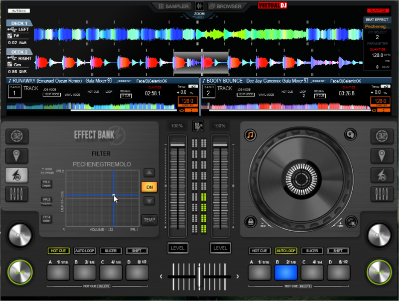 VirtualDJ - Hey, I look, this notebook skin, and the other for tablet