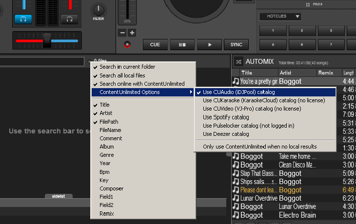 VirtualDJ - HELP PLEASE !!!!! How do i remove Redrums and Dj Mixes