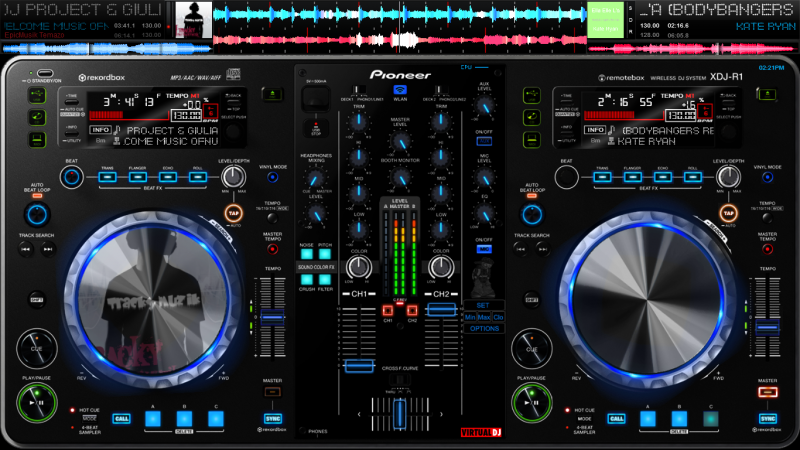 VirtualDJ - New Skin XDJ-R1