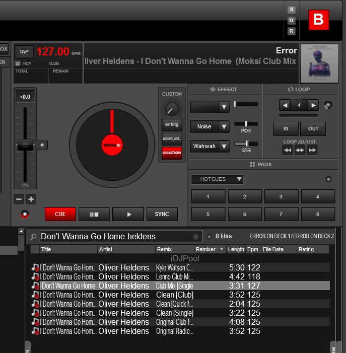 VirtualDJ - Music will not load. Paid for IDJpool. Rip off