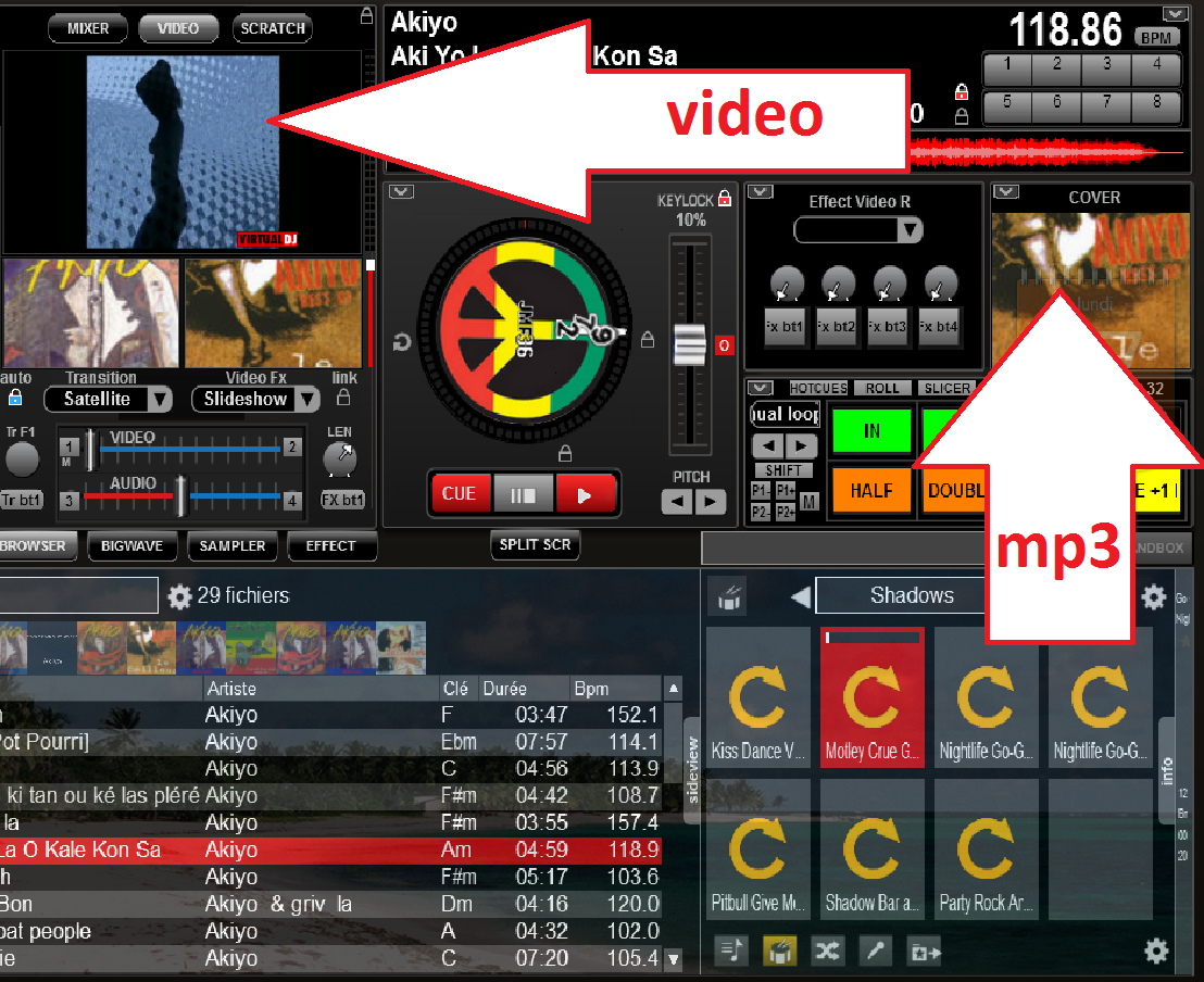 VirtualDJ - VDJ et les vidéos