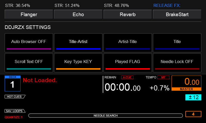 VirtualDJ - DDJ-RZX - Performance Pads