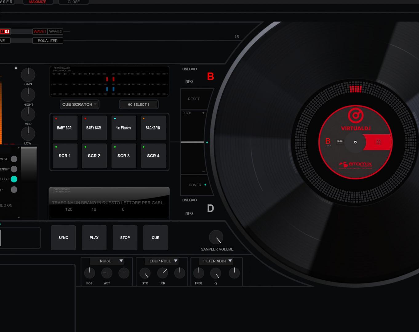 VirtualDJ - Demo - Ultrawide Skin