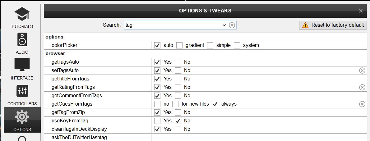 VirtualDJ - Get BPM from TAG