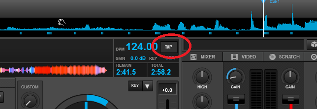 VirtualDJ - Beat Grid um einen Schlag (Beat) verschieben