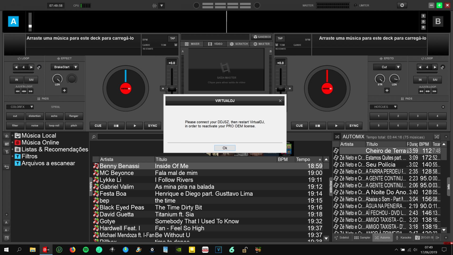 VirtualDJ - Problema com a ativação Virtual Dj 8 Pro OEM