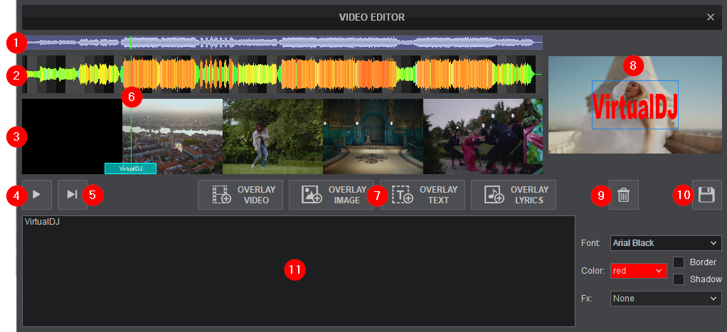 VirtualDJ - User Manual - Video Editor