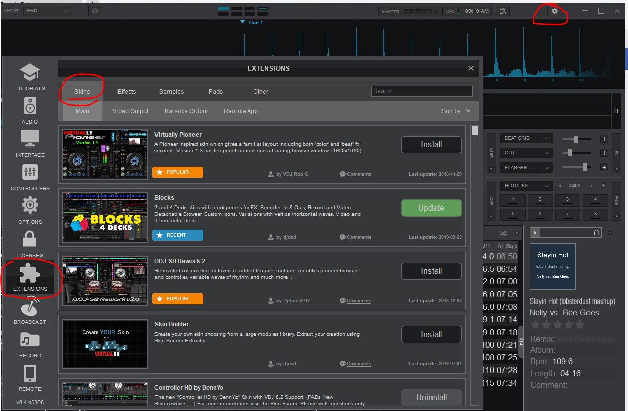 VirtualDJ - Skin download