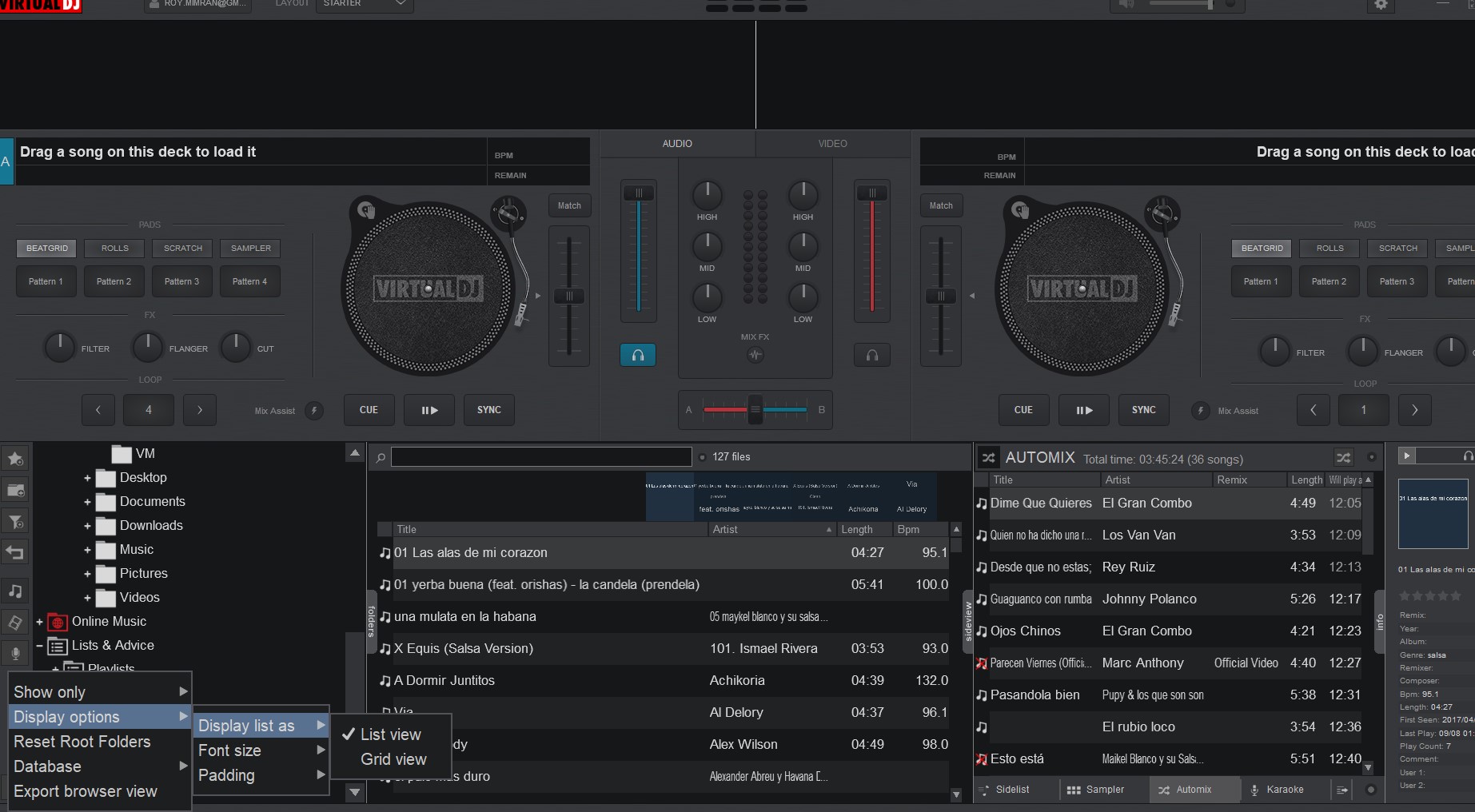 VirtualDJ - List & grid view with 2020 version