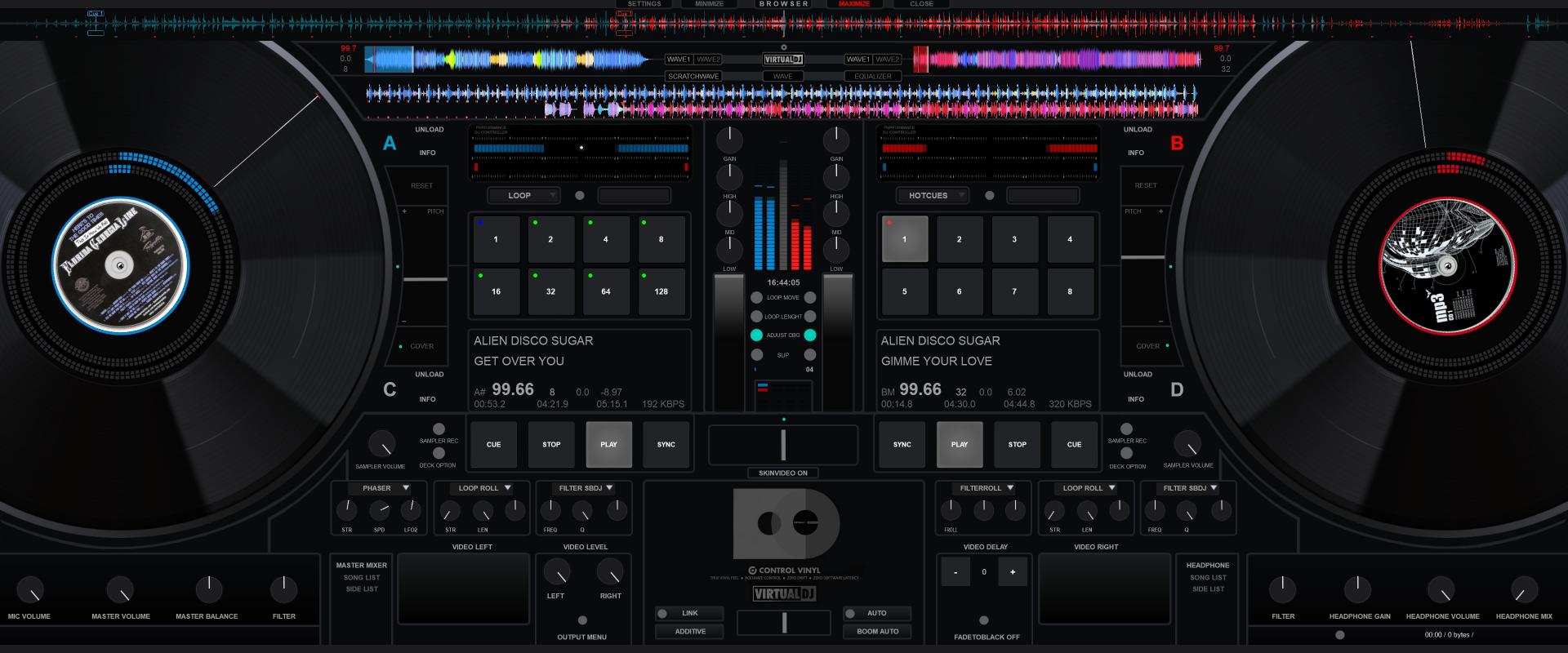 VirtualDJ - Demo - Ultrawide Skin