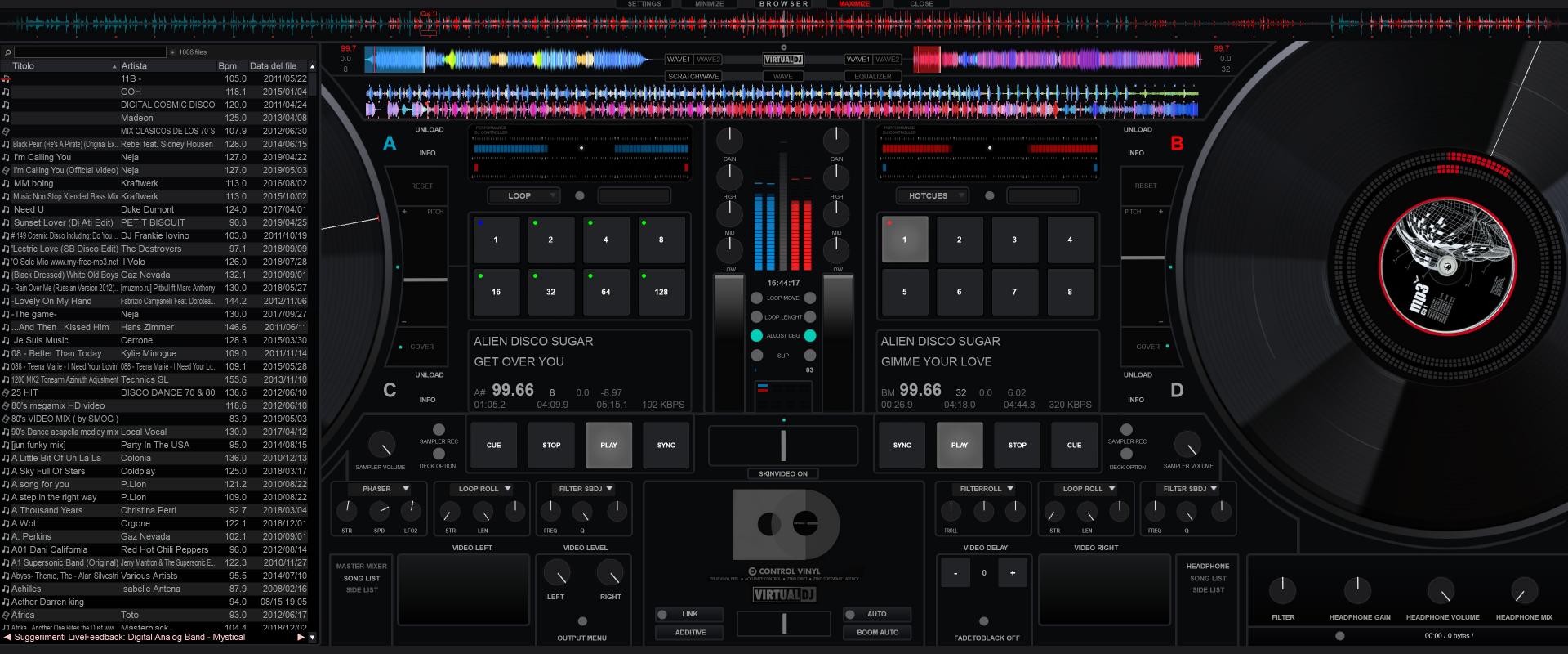 VirtualDJ - Demo - Ultrawide Skin