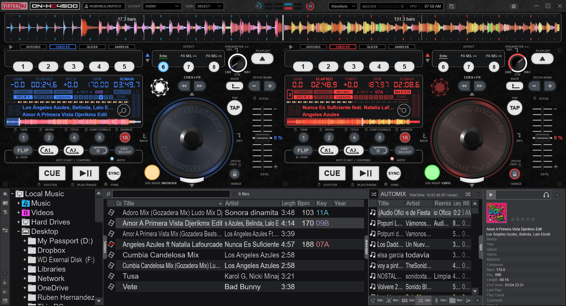 VirtualDJ - Denon HC-4500 Skin updating for 2020 (coming soon)