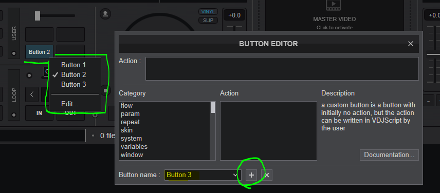 VirtualDJ - custom button names