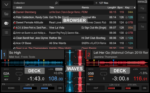 VirtualDJ - Hardware Manuals - Denon DJ - PRIME 2 - Layout - Screen