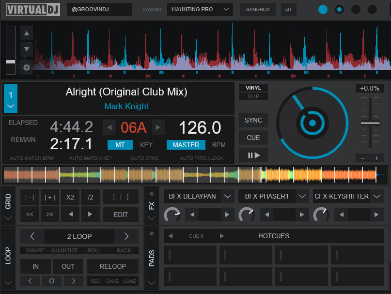 VirtualDJ - Waveform markers