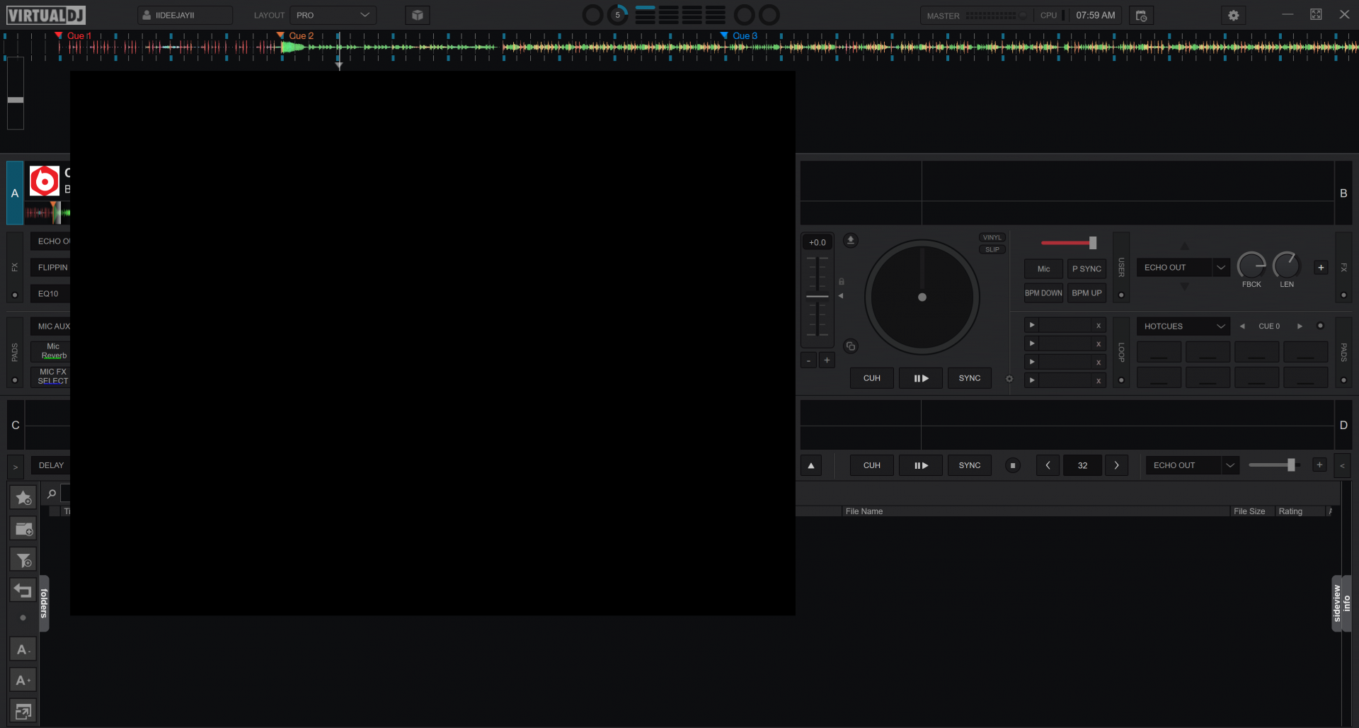 VirtualDJ - wave form display