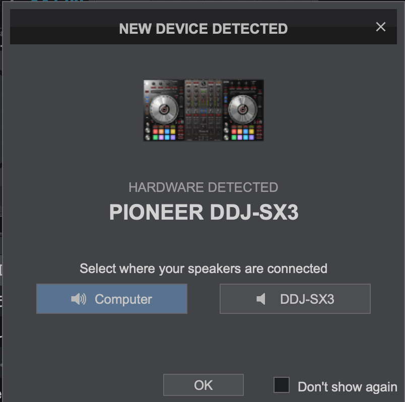 VirtualDJ - Pioneer DDJ-SX3 sound card