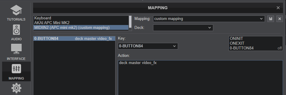 VirtualDJ - APC MINI MK2 - Note mode