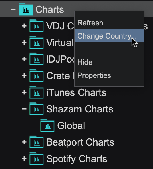 VirtualDJ - User Manual - Charts