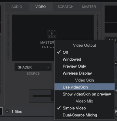 VirtualDJ - Disable Filter and Stem Display on Video Output