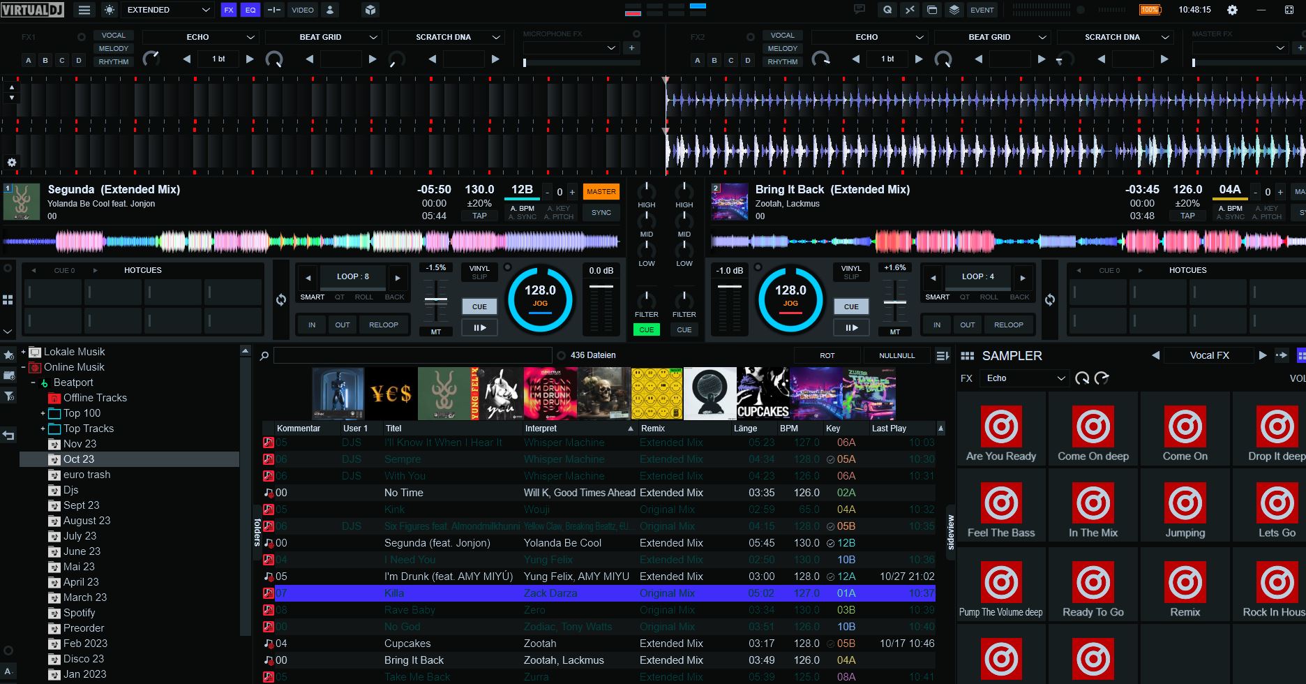 VirtualDJ - Vanced GT skin - Browser toggle off