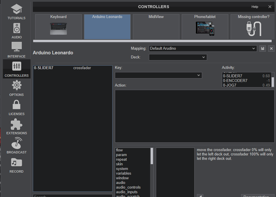 VirtualDJ - MIDI activity detected, but bind does not work
