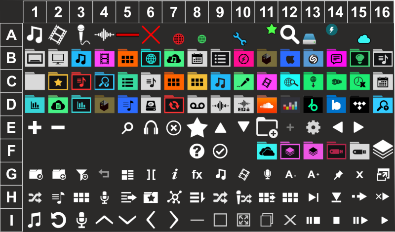 VirtualDJ - VDJPedia - Skin Default Icons